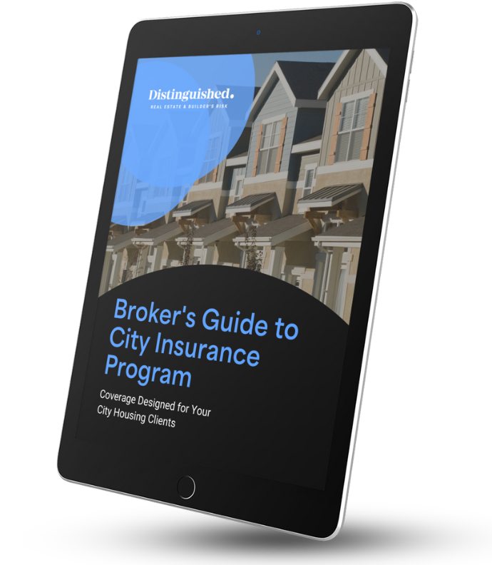 Broker's Guide to City Insurance Program - Distinguished Programs
